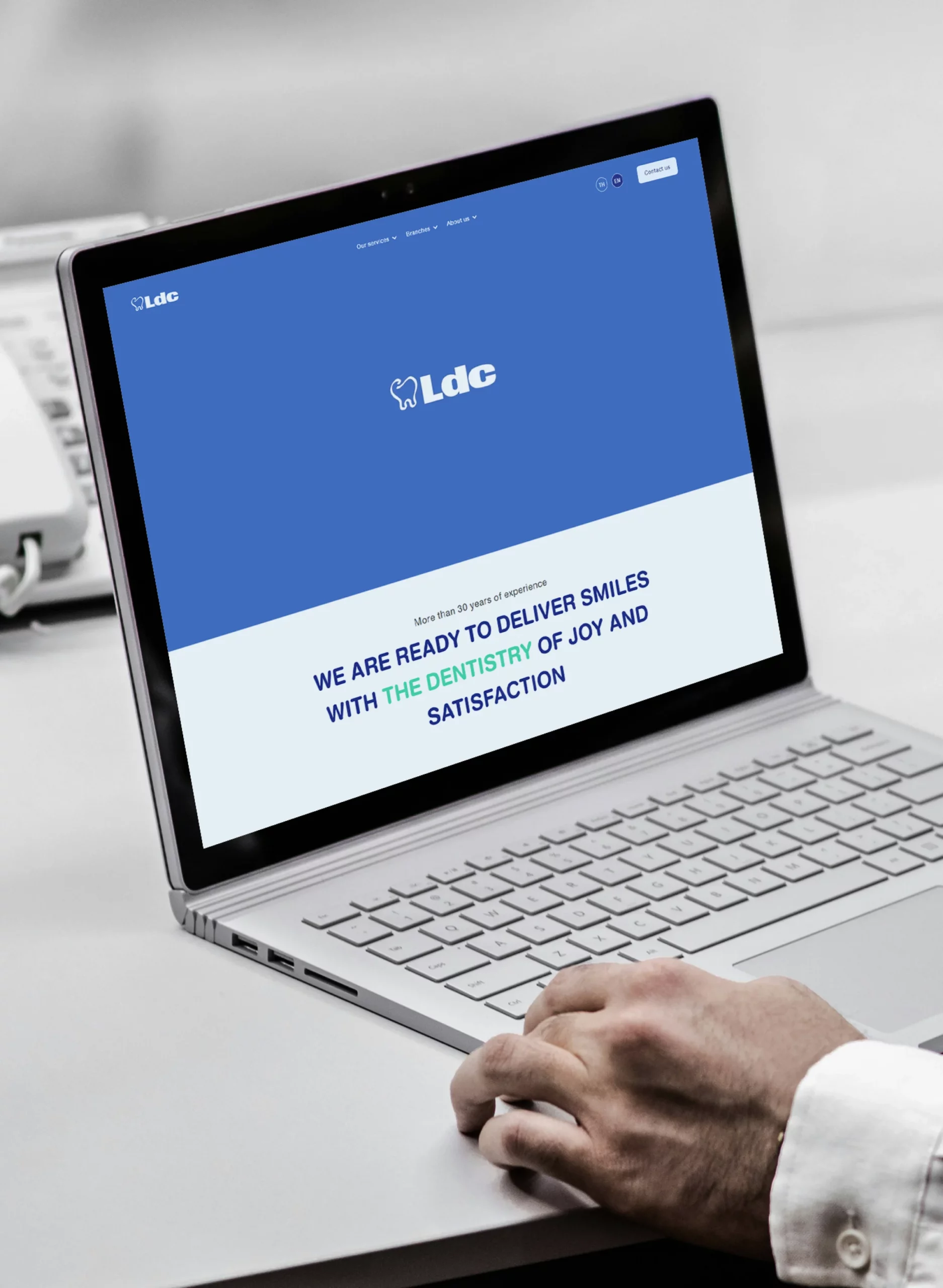 Web Design for LDC, a high-standard dental clinic nationwide