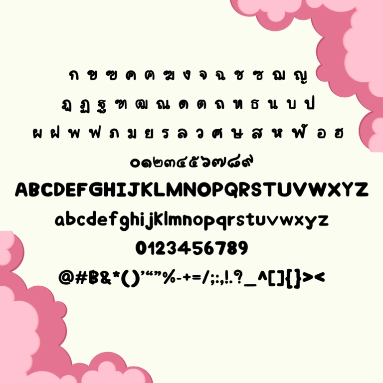 แจก 70 ฟอนต์ไทยสวย ๆ ฟรี สายคอนเทนต์เอาไปใช้ได้เลย 2025